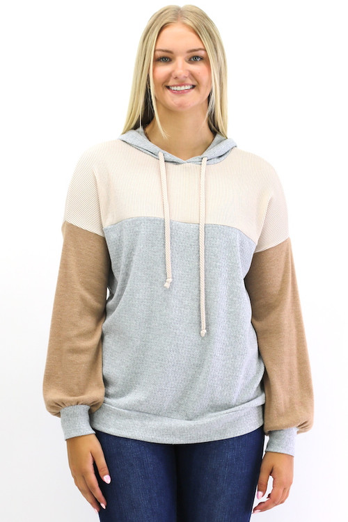 Modern Day Dreamer Hooded Pullover - Trendy Threads Inc