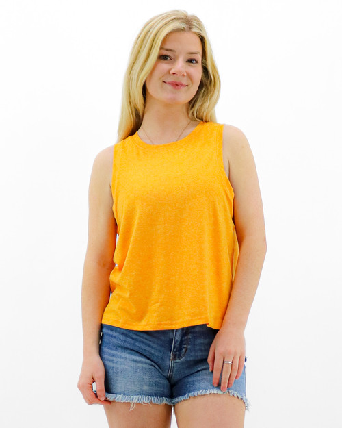 Vibe Orange Summer Tank