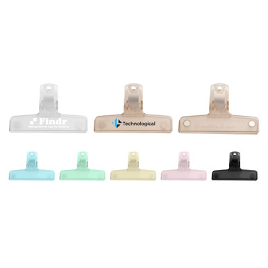 Translucent Plastic Magnetic Clips - Worldwide