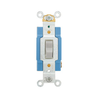 Eaton Wiring Devices AH1201GY SW Toggle SP 15A 120/277V AutoGrd B&S GY ...