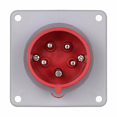 Eaton Wiring Devices AH516B6W Inlet Pin&Sleeve 16A 220/415V 4P5W WT RD ...