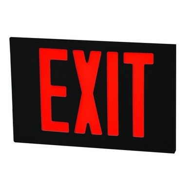 Morris Products 73381 Cast Aluminum LED Exit Sign Face Plate Red LED ...
