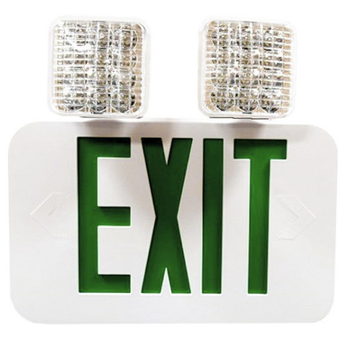 Morris Products 73476 LED Square Rotatable Head Combo Exit Emergency ...