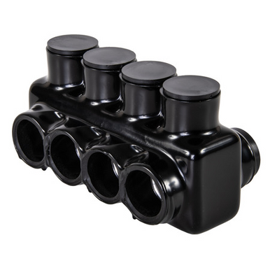 Polaris IPLD600-4 Black Insulated Multi-Cable Connector - Dual Entry 4 ...