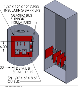 NavTech NAV-EO-78-9073B-N3R 78" CON ED Service Box NEMA3R - KTOOL