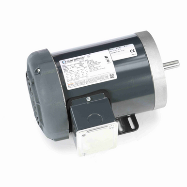 Marathon G589 General Purpose Motor 0.75 & 0.50 HP 3 Ph 60 Hz 208-230/460 V 1200 RPM 56C Frame ...