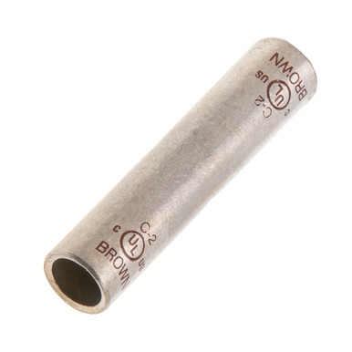 NSI C-2 Tinned Copper Splice- Long Barrel, 2 Awg - KTOOL