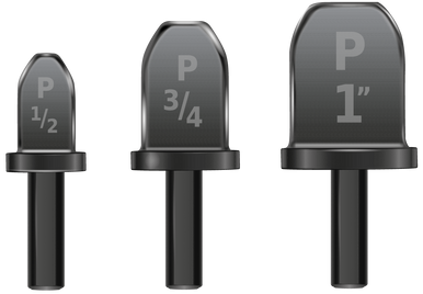 Spin Tools P3000 Plumbing Swaging Set 1/2", 3/4" and 1" - KTOOL