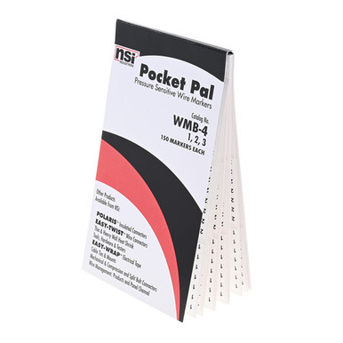 NSI WMB-4 Wire Marker Book 1 2 3 - KTOOL
