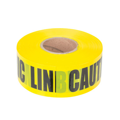 NSI ULT-326 3" Yellow Underground Line Tape "Caution Buried Electric ...