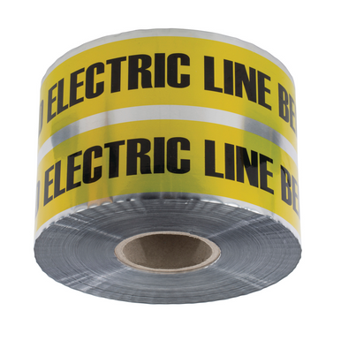 NSI ULTD-626 6" Yellow Detectable Underground Line Tape "Buried ...