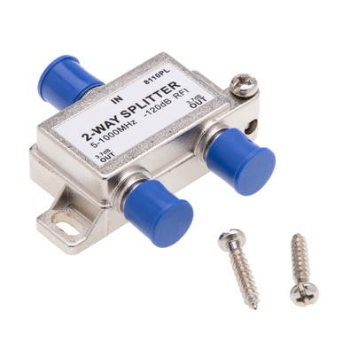NSI CS-2HF High Freq. 2 Way Coax Splitter - KTOOL