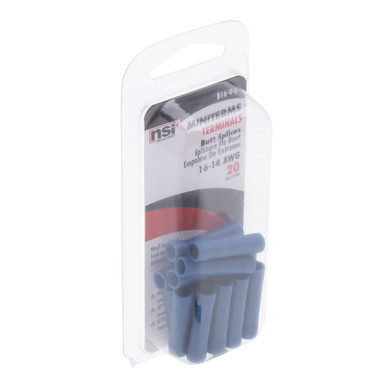 NSI B16-V-S Wire Terminal Butt Splice Vinyl Insulated 16-14 Awg ...
