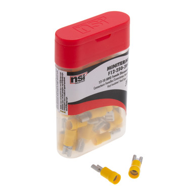 NSI F12-250-3V-P Wire Terminal Female Disconnect Vinyl Insulated 12-10 ...