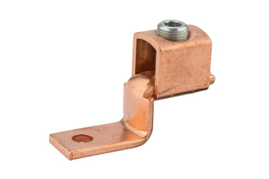 NSI DE710 Copper Solderless Lug, 350 Mcm - 1/0 Awg, 3/8" Mtg Hole - KTOOL