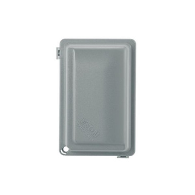 Eaton Wiring Devices WIUX-1GY While-In-Use Cover 1 Gang Gray Horizontal ...