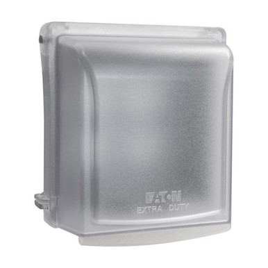 Eaton Wiring Devices WIUX-2CL While-In-Use Cover 2 Gang Vertical Mount ...