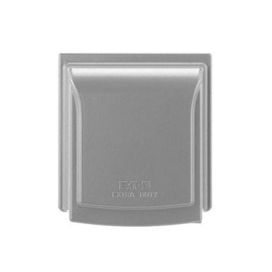 Eaton Wiring Devices WIUXM-2GY While-In-Use Cover 2 Gang Grey ...