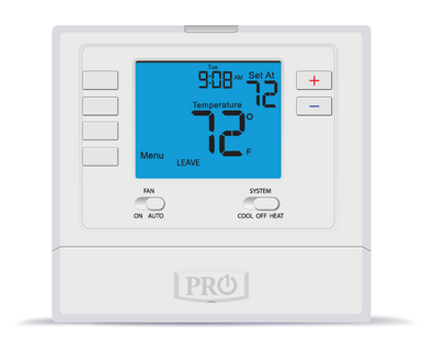 Pro1 T705 Single Stage 1 Heat 1 Cool Battery or Hardwire 7 day 5/1/1 or ...