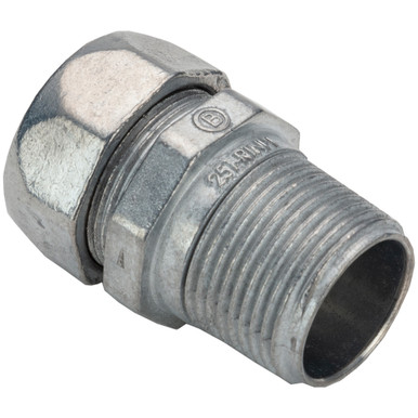 Bridgeport 251-RTNPT 3/4" Mighty-Seal Raintight EMT Connector for NPT ...