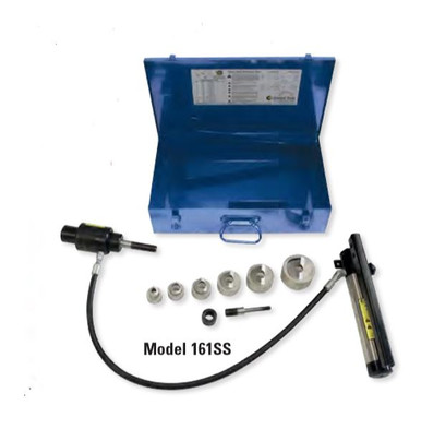 Current Tools 161SS 1/2" To 2" Hydraulic K.O. Set For SS - KTOOL