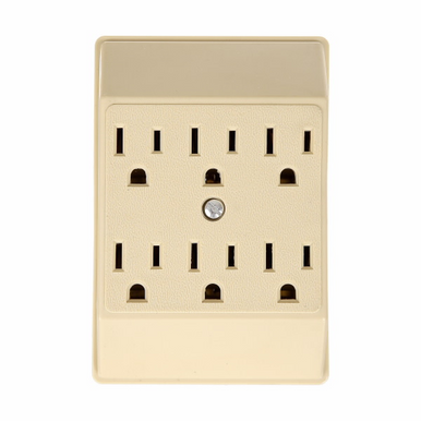 Eaton Wiring Devices 1146V-SP Grounding Tap 6 Outlet 15A 125V IV - KTOOL