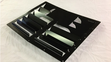 Race Louvers - RT Track Trim Center Hood Extractor
