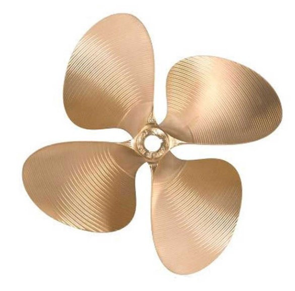 15 X 13 Nibral Four Blade Left Hand Propeller 1 1/8" Shaft Wake Pro by ...