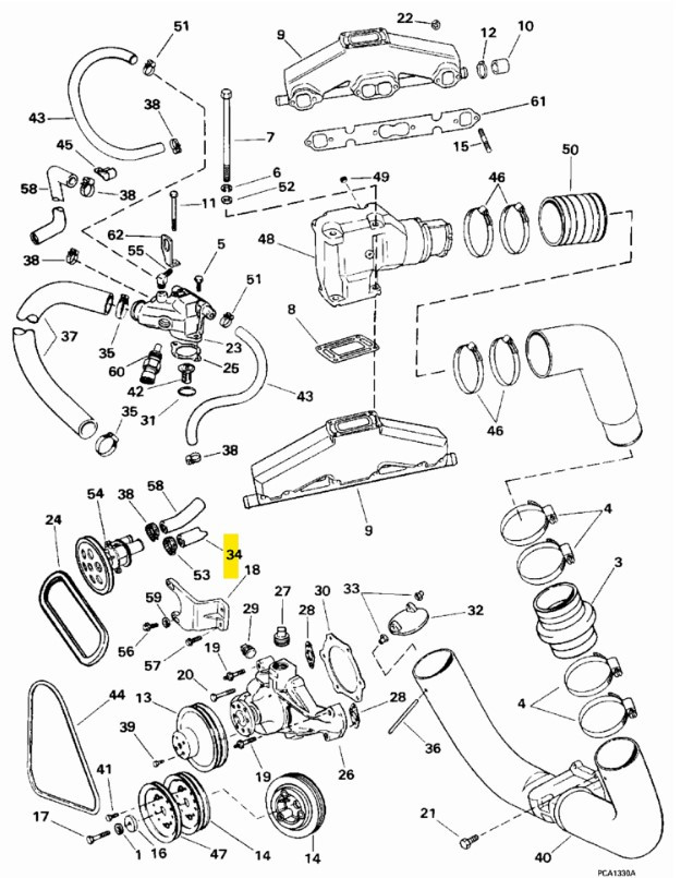HOSE 5.7 TBI (3855601)