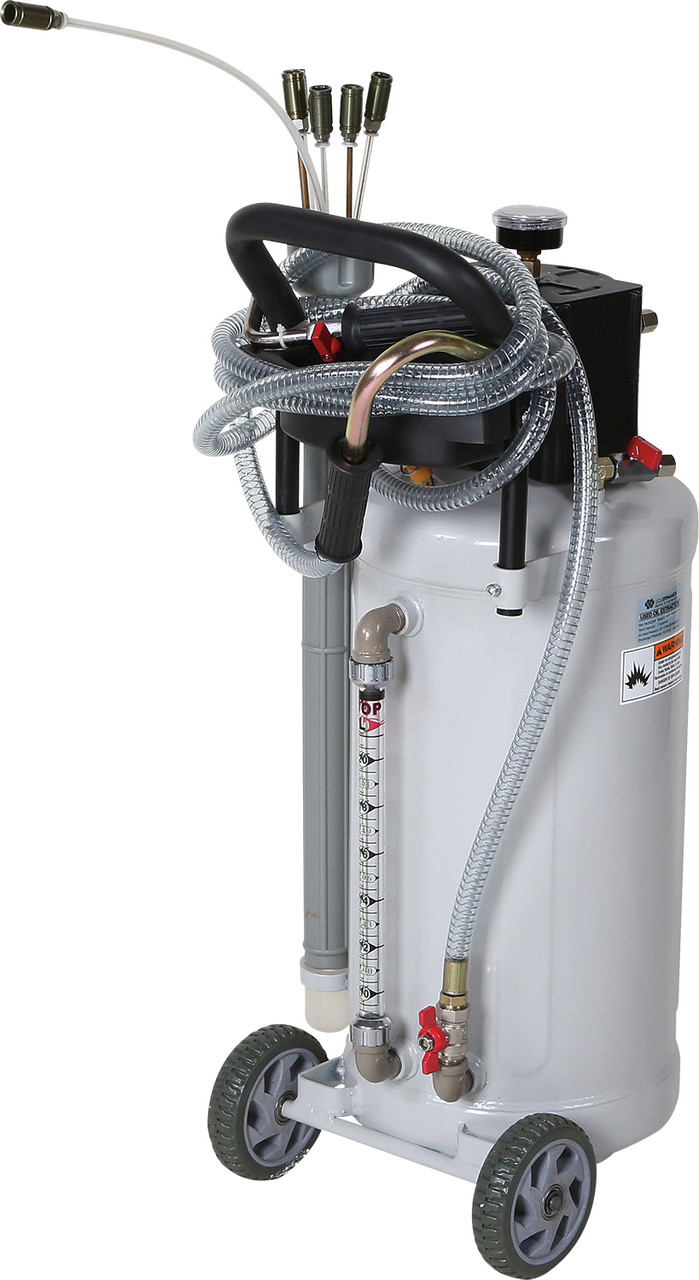 Fluid Extractor, 8 Gallon, Air Pressure To Empty, Grey by Liquidynamics ...