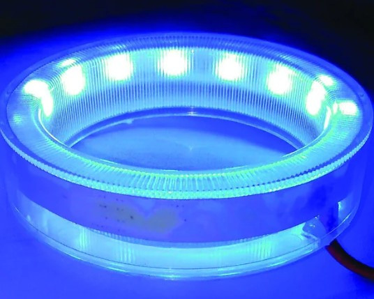 Led Cup Holder Internal Insert - Blue by TH Marine (LED-CHI-B-DP ...