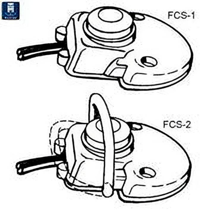 Foot Control Switch Without Cover by TH Marine (FCS-1-DP) - ProPride Marine