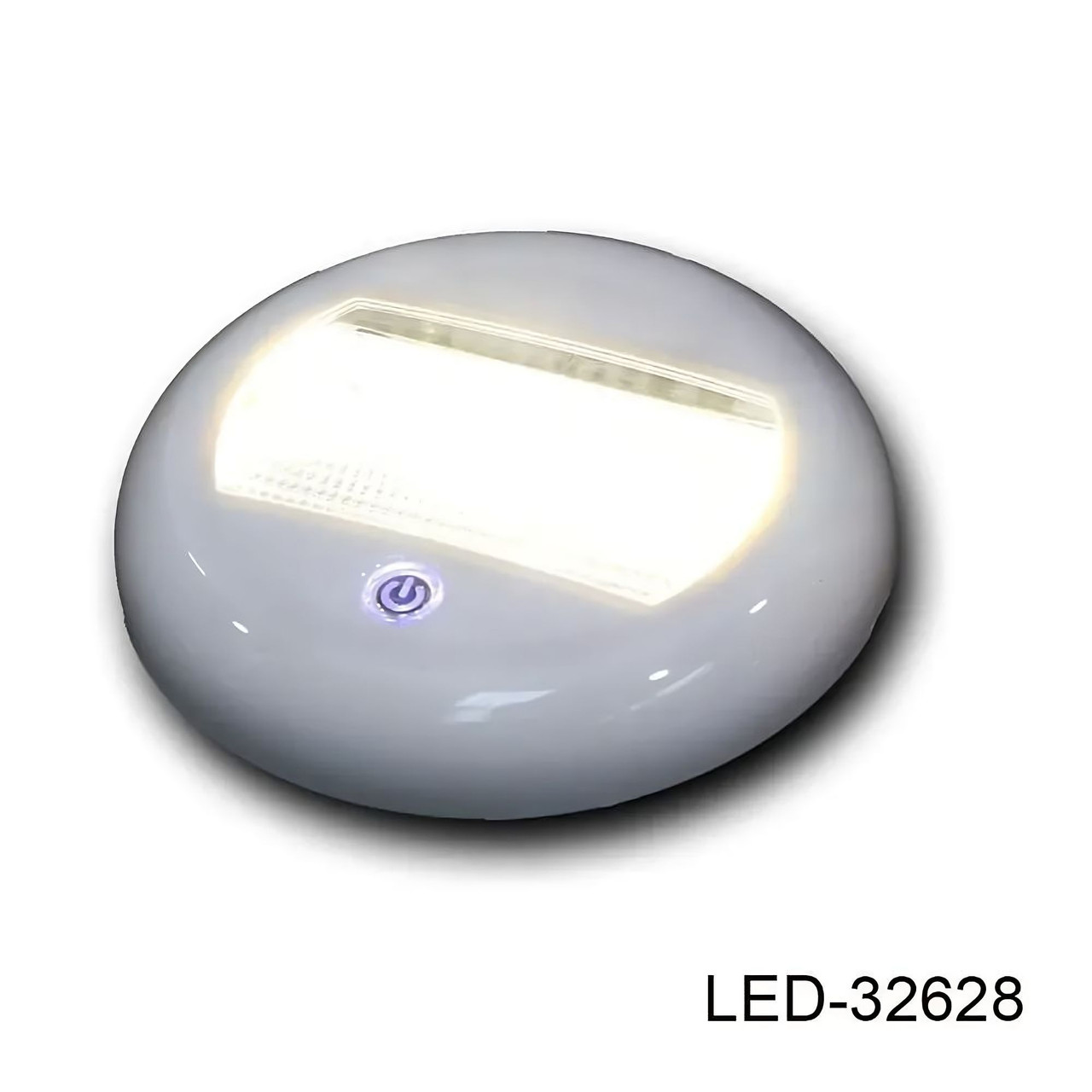 Round Indirect Touch Dome Light W/Switch, Clear Lens - Pkgd. by TH ...