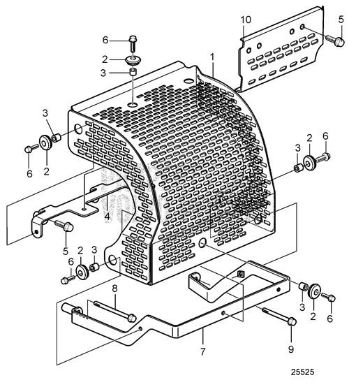 Heat Shield by Volvo Penta (21549253) - ProPride Marine