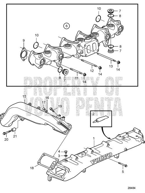 Charge Air Pipe by Volvo Penta (21619517) - ProPride Marine