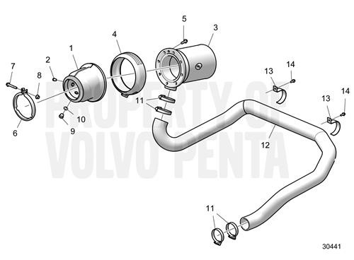 Hose by Volvo Penta (23530259) - ProPride Marine