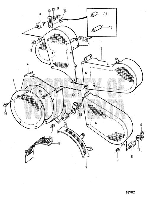 Protecting Casing by Volvo Penta (3826280) - ProPride Marine