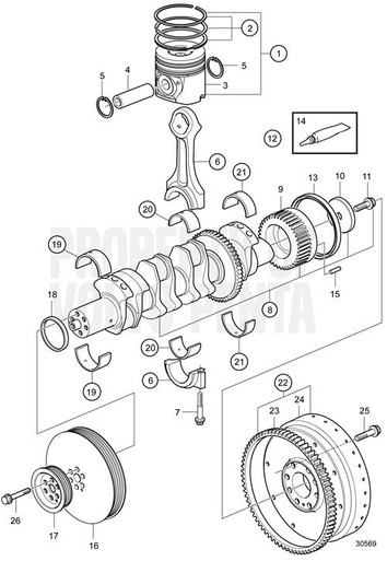 Vibration Damper by Volvo Penta (3582686) - ProPride Marine