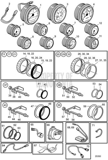 Pressure Gauge by Volvo Penta (874912) - ProPride Marine