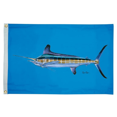 Chen White Marlin 16X24 Nylon Flag (Flag And Pennants) by Taylormade ...