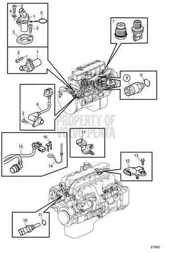 Speed Sensor by Volvo Penta (20861966) - ProPride Marine
