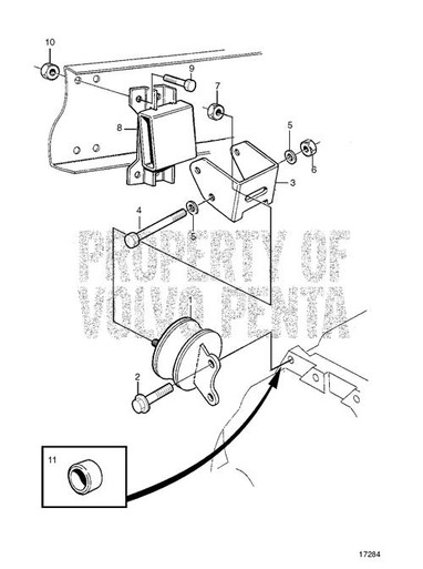 Attaching Plate by Volvo Penta (1614604) - ProPride Marine