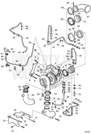 Oil Feed Hose by Volvo Penta (22486217) - ProPride Marine