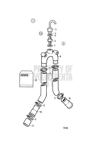 Piston Kit by Volvo Penta (3583212) - ProPride Marine