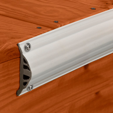 Commercial Side Gard White 10' Straight (Dock Extrusion) by Taylor Made ...