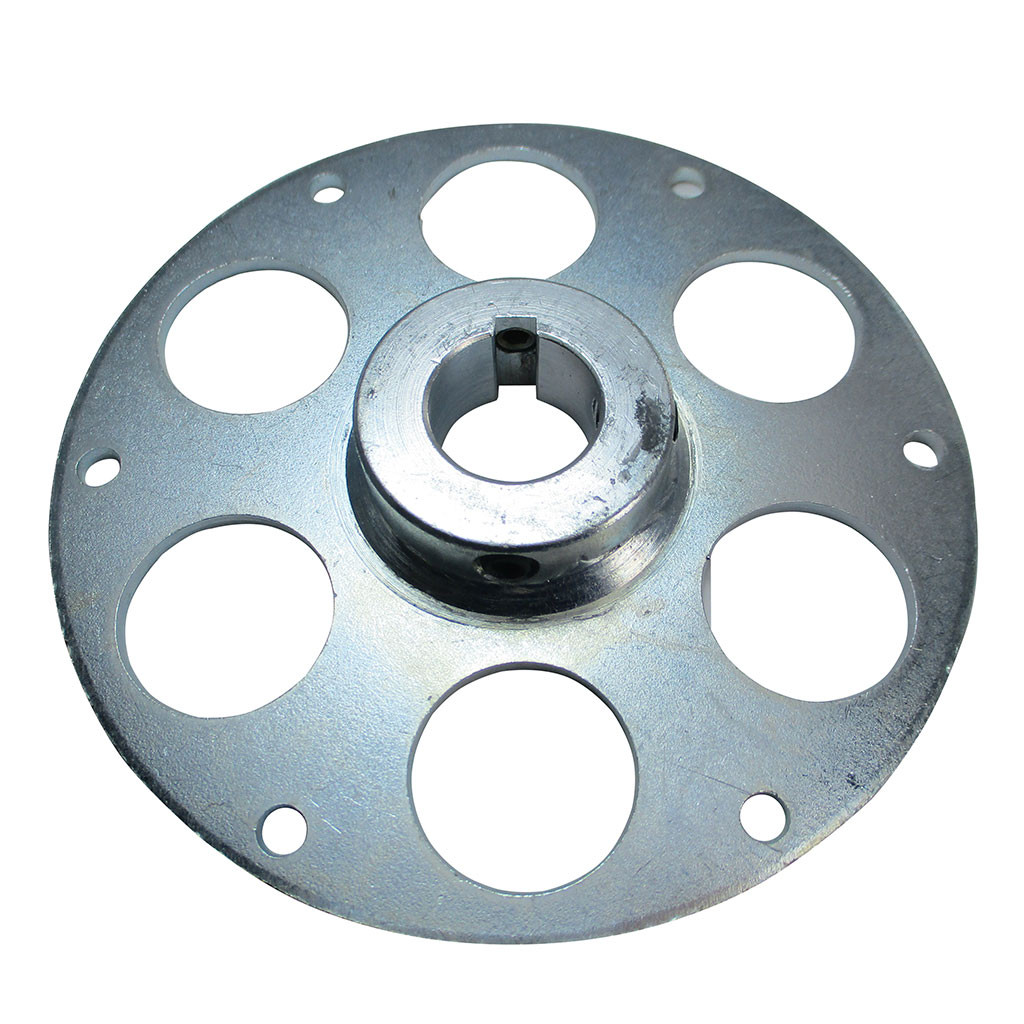 Uni-Hub, Steel, Zinc-Plated, 1" Bore, 1/4" Keyway & Set Screws Only ...