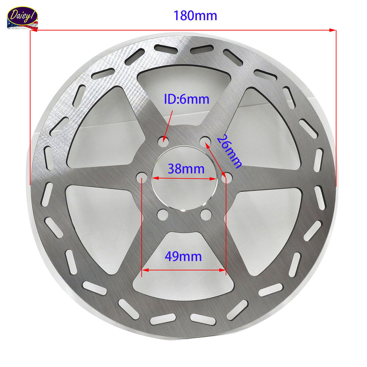 Brake Rotor Fits Baja DB30 Motovox Fits Coleman CT100U - OMBWarehouse.com
