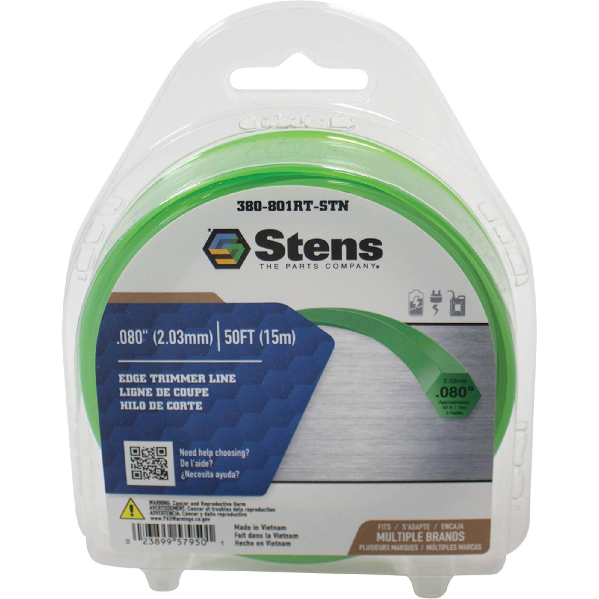 Edge Trimmer Line .080 50' Clam Shell 380-801RT-STN - OMBWarehouse.com