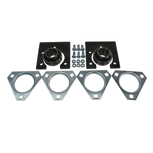 1-1/4" Standard Live Axle Bearing Kit, 3-Hole Flangettes - OMBWarehouse.com