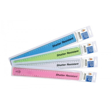 Shatterproof Ruler 30cm